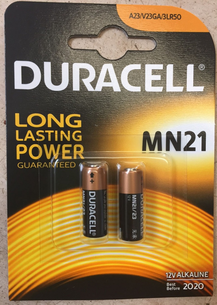 Duracell MN21 12v Alkaline Battery - pack of 2