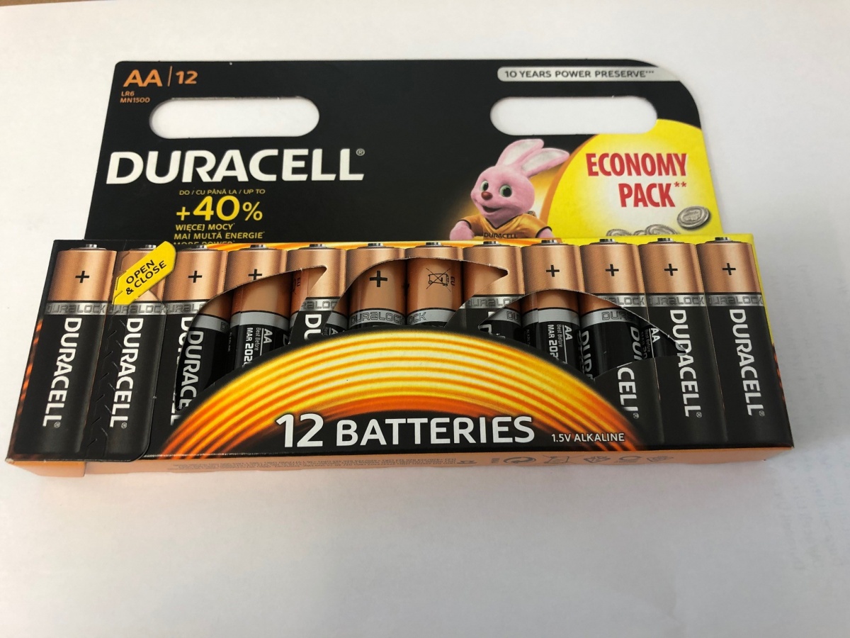 Duracell AA MN1500/4 - Alkaline Batteries