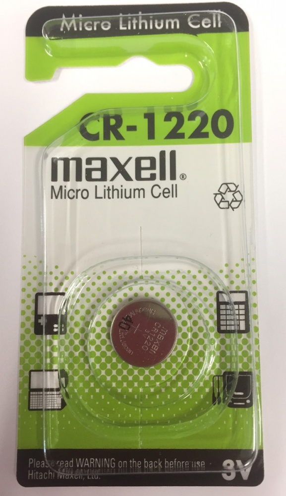 Maxell CR1220 lithium battery