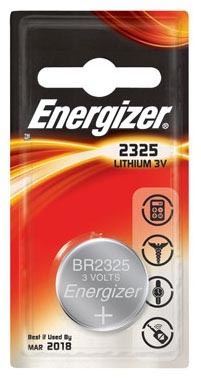 Energizer brand CR2325 lithium coin cell battery