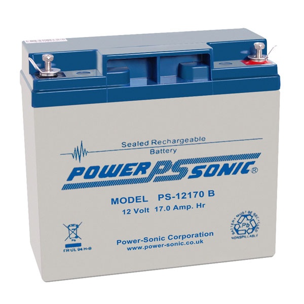 PS-121270 Power-Sonic 12v 17Ah SLA Battery