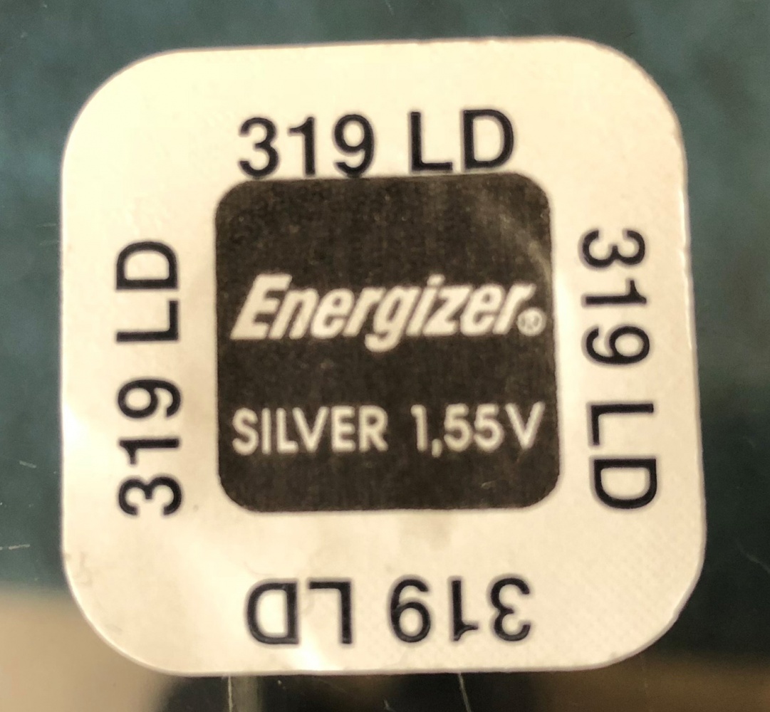 Energizer 319 ( SR527SW ) Silver Oxide Watch Battery